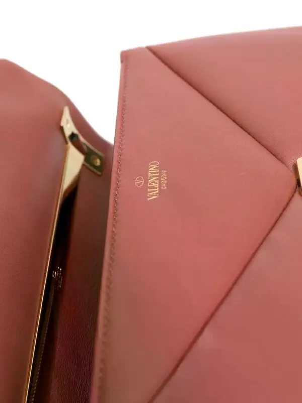Valentino Garavani Leather Stud Bag - Brown