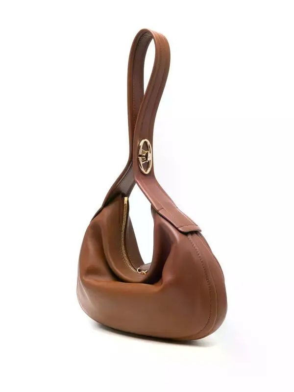 Valentino Garavani Vlogo Leather Shoulder Bag