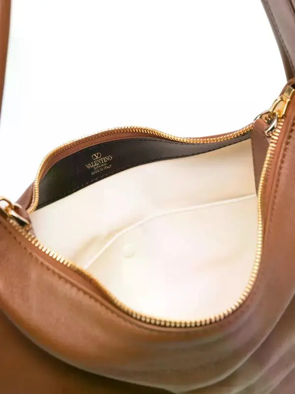 Valentino Garavani Vlogo Leather Shoulder Bag