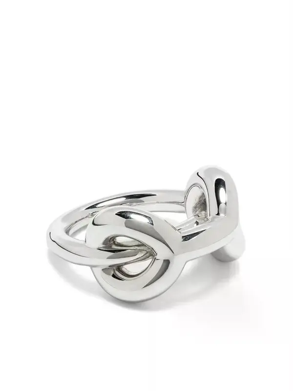 Charlotte Chesnais Binary Chain Sterling Ring - Silver