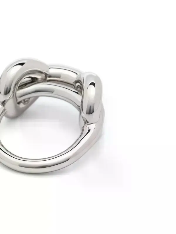 Charlotte Chesnais Binary Chain Sterling Ring - Silver