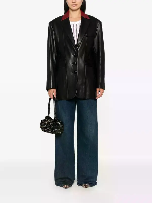 Rabanne Leather Blazer