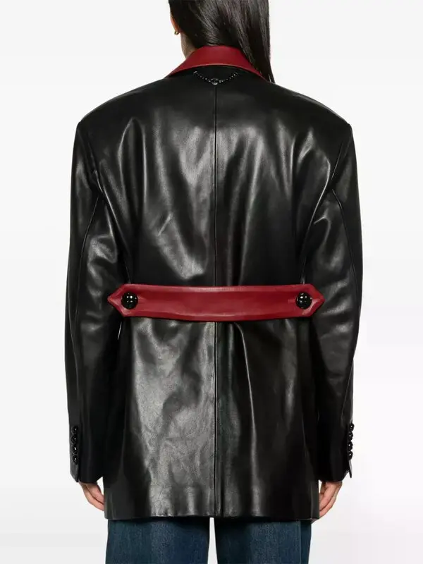 Rabanne Leather Blazer