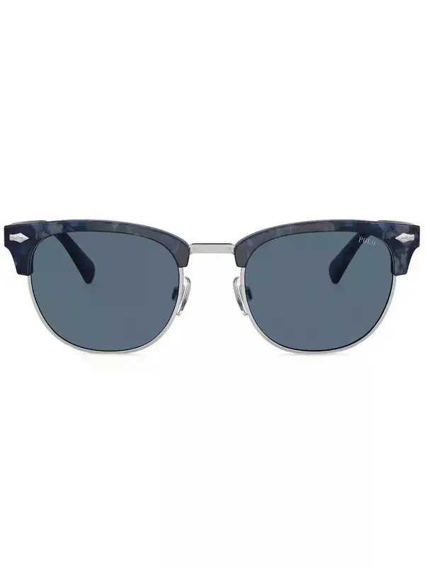 POLO RALPH LAUREN EYEWEAR Ph4217 Round-frame Sunglasses - Blue