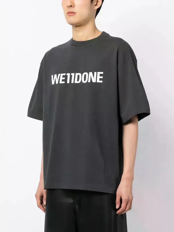 We11Done Logo-print T-shirt