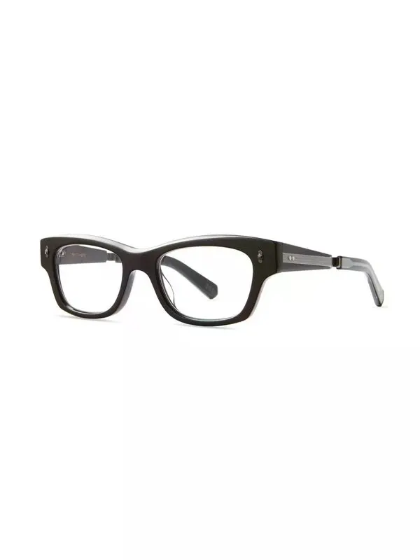 MR. LEIGHT Antoine Square Frame Glasses - Black