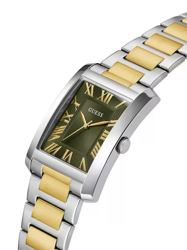 Guess Two-tone Rectangular Watch