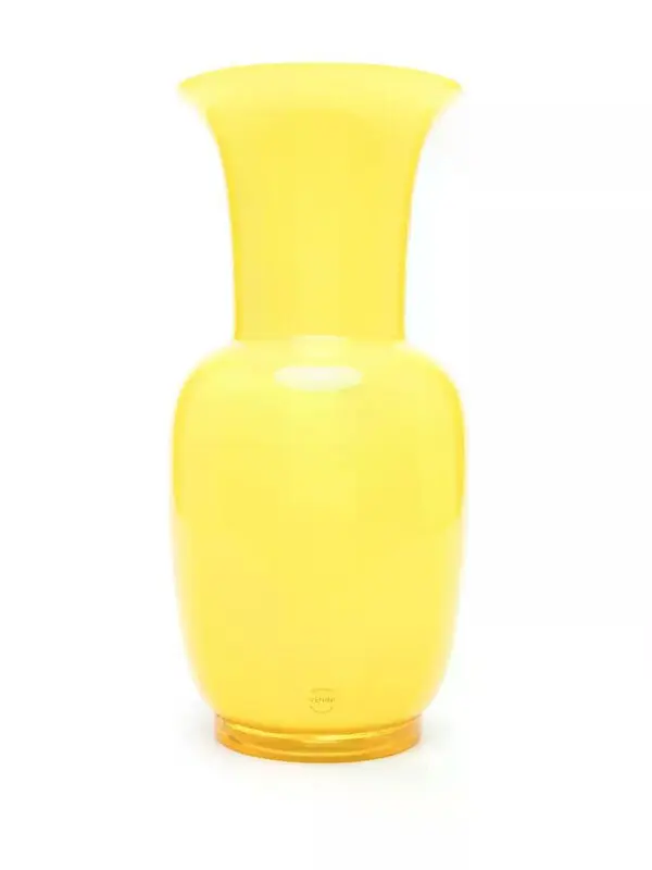 VENINI Opalino Murano-glass Vase - Yellow