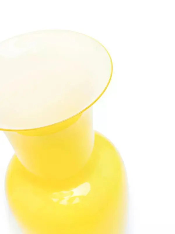 VENINI Opalino Murano-glass Vase - Yellow