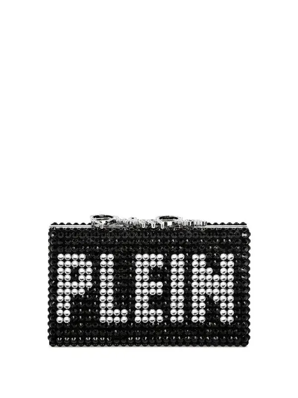 Philipp Plein Crystal-embellished Clutch Bag