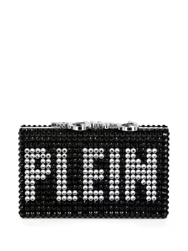 Philipp Plein Crystal-embellished Clutch Bag