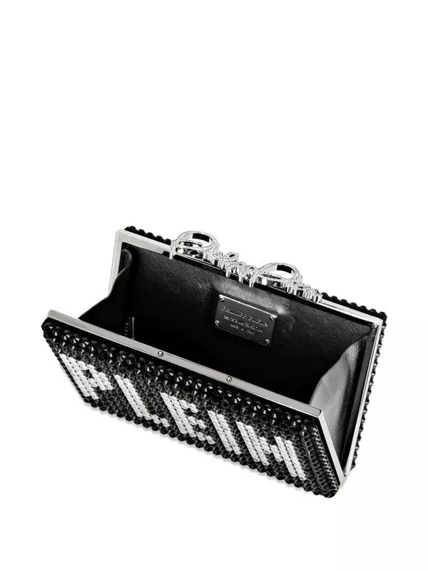 Philipp Plein Crystal-embellished Clutch Bag