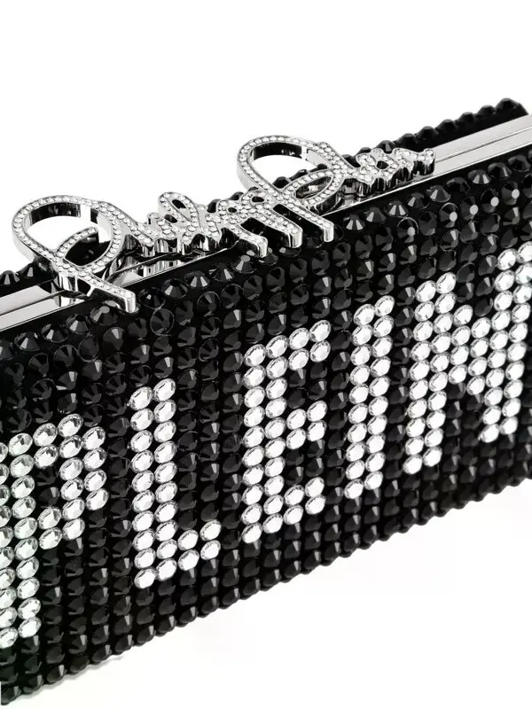 Philipp Plein Crystal-embellished Clutch Bag
