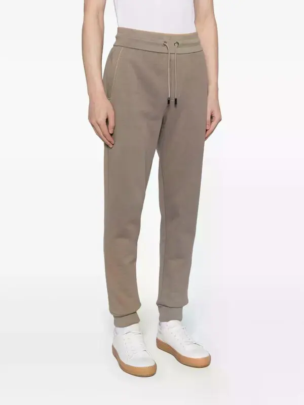 BOSS Drawstring-waist Cotton-blend Track Pants