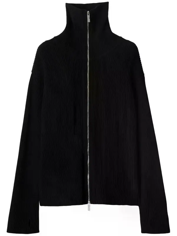 Burberry Ribbed-knit Cardigan