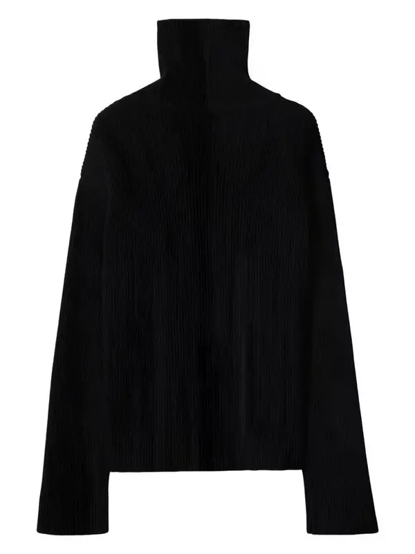 Burberry Ribbed-knit Cardigan
