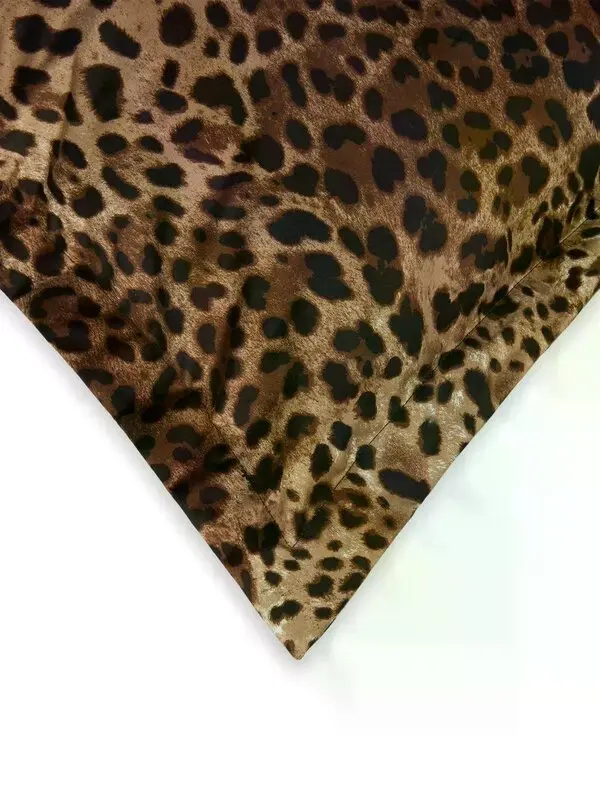 Dolce & Gabbana Large Duchesse Leopard-print Cushion