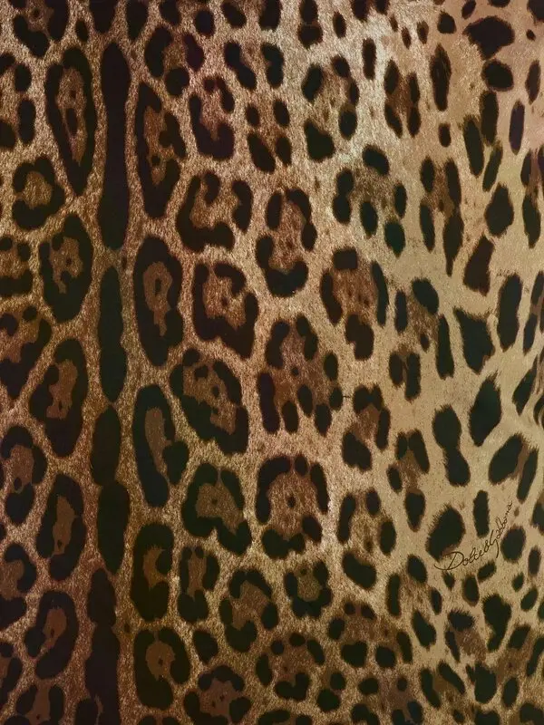 Dolce & Gabbana Large Duchesse Leopard-print Cushion