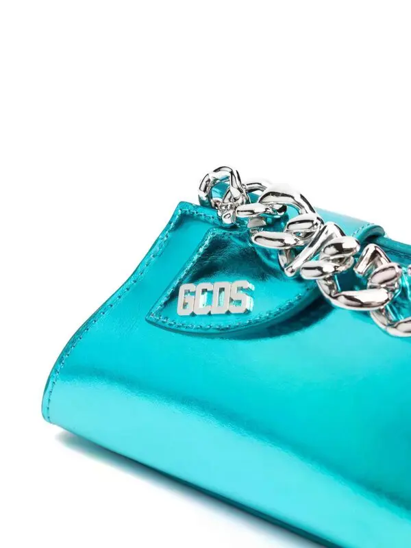 Gcds Comma Transpallic Tote Bag - Blue