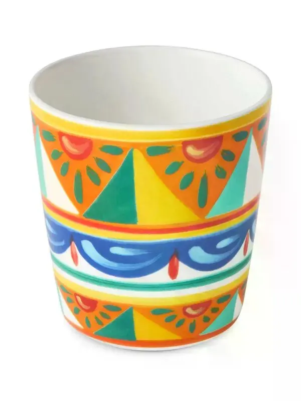 Dolce & Gabbana Geometric-pattern Porcelain Glass