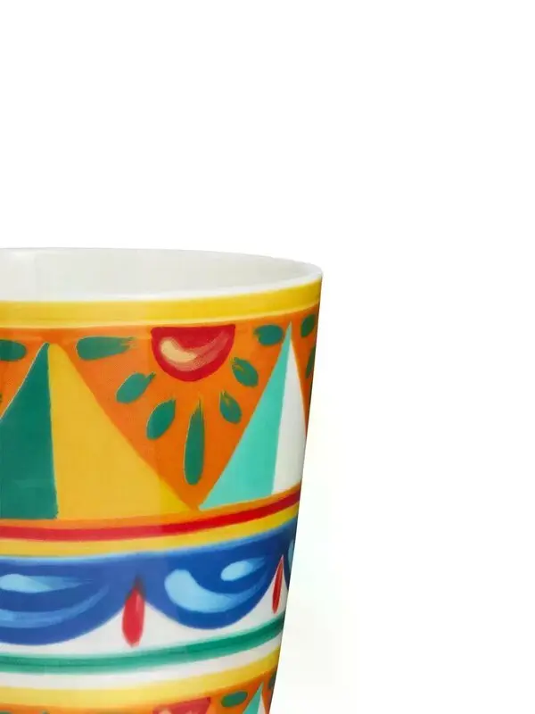 Dolce & Gabbana Geometric-pattern Porcelain Glass