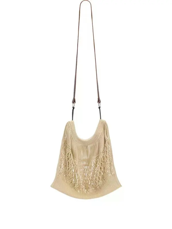 LEMAIRE Large Net Crossbody Bag - Neutrals