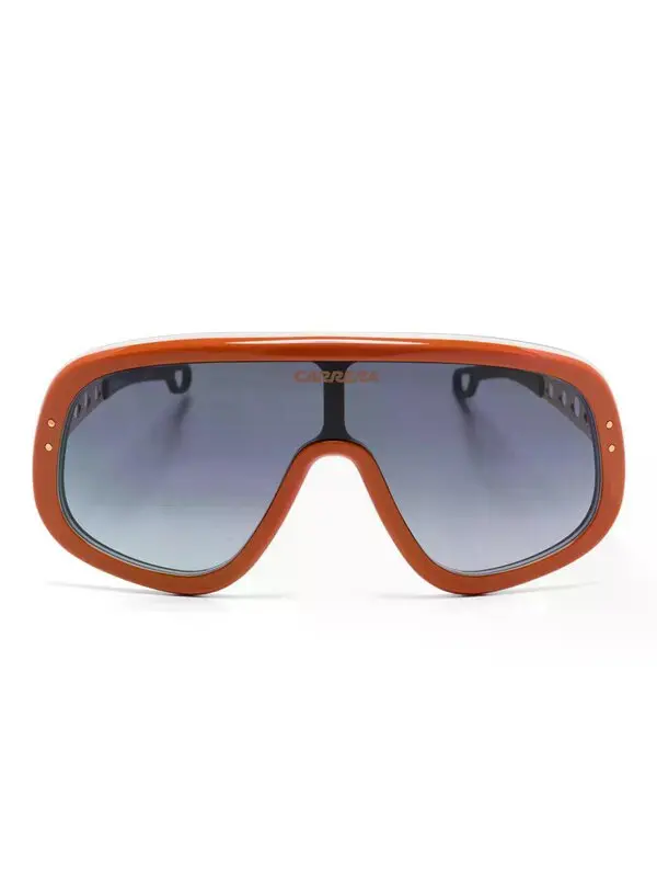 Carrera Eyewear Flaglab 17 Shield Frame Sunglasses - Red