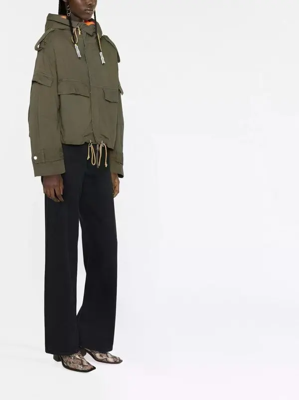 Dsquared2 Fleece-lined Hooded Jacket
