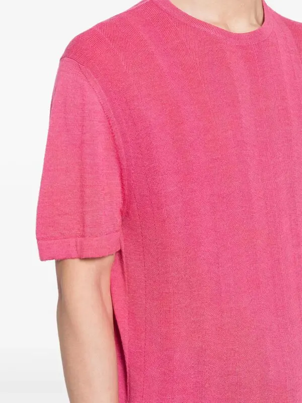 Kiton Ribbed-knit T-shirt