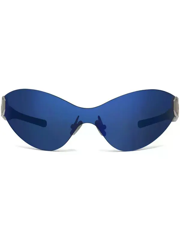 MAISON MARGIELA X Gentle Monster Oval Sunglasses - Blue