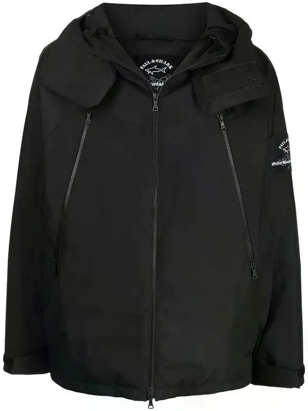 WHITE MOUNTAINEERING Logo Patch Hooded Jacket
