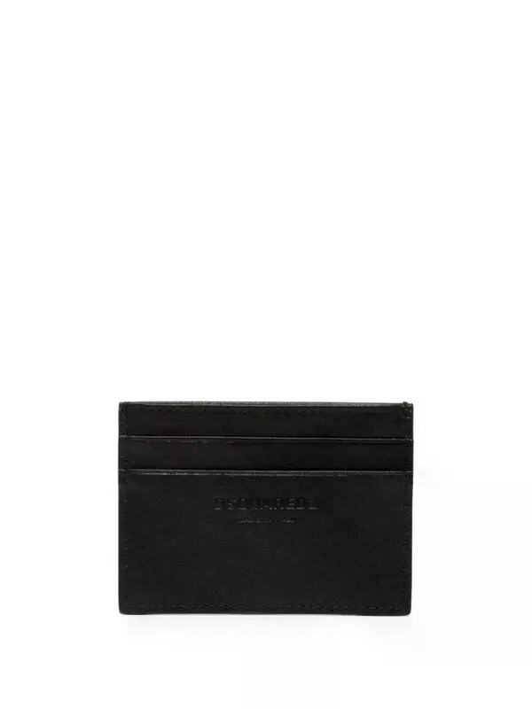 Dsquared2 Icon Logo-print Leather Card Holder