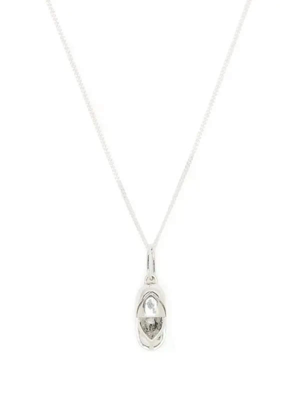 CAPSULE ELEVEN Capsule Quartz Necklace - Silver