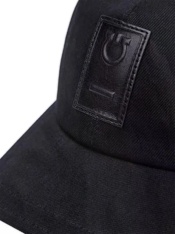 FERRAGAMO Gancini Patch Baseball Cap