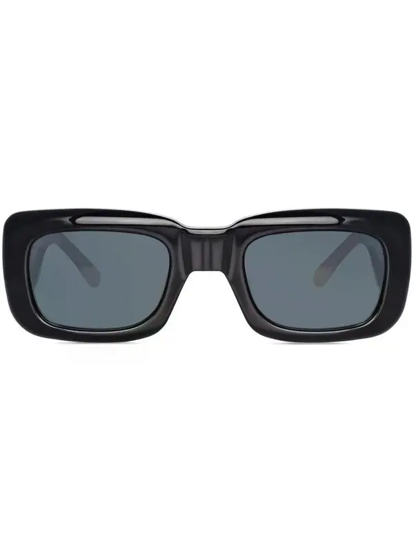 Linda Farrow Marfa Rectangle-frame Sunglasses - Black