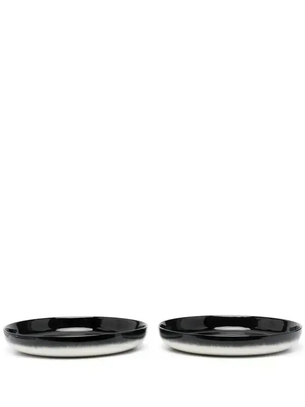 ANN DEMEULEMEESTER X SERAX Two-tone Porcelain Plates