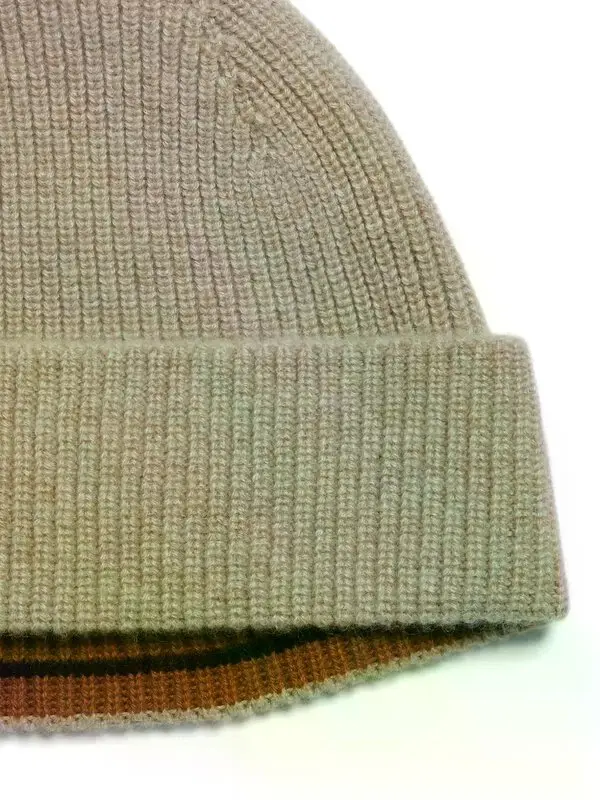 Zegna Ribbed-knit Cashmere Beanie