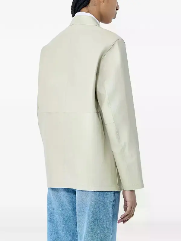 TOTEME Single-breasted Leather Blazer