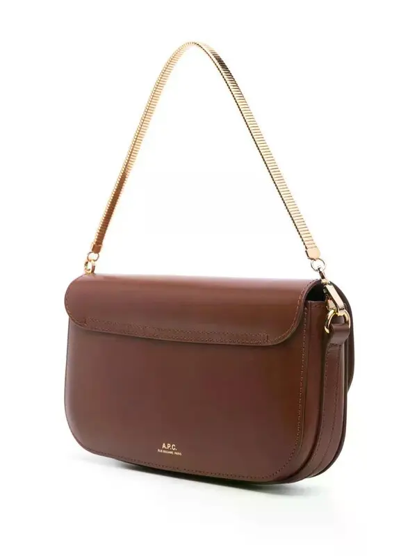 A.p.c. Grace Chaine Leather Clutch Bag