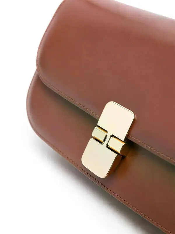 A.p.c. Grace Chaine Leather Clutch Bag