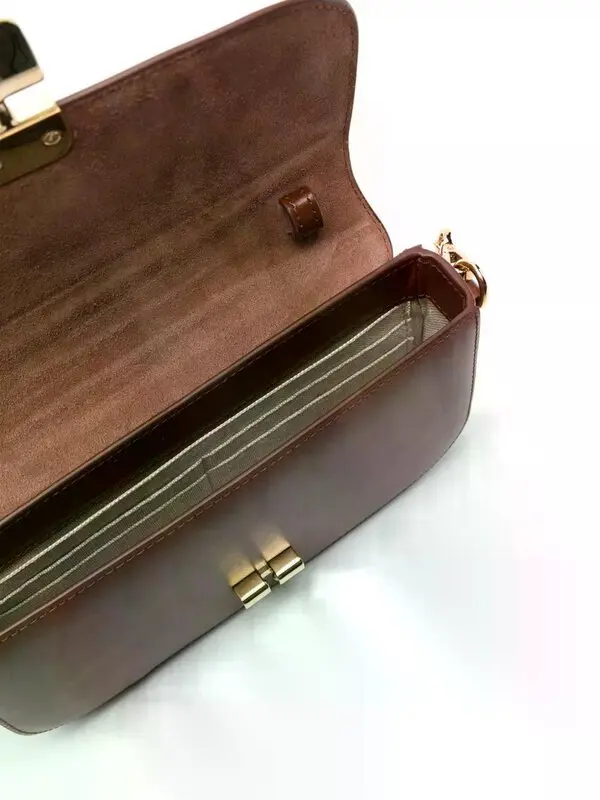 A.p.c. Grace Chaine Leather Clutch Bag
