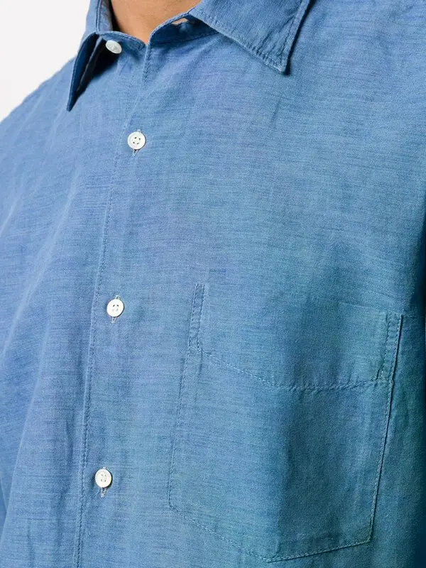 Aspesi Plain Button-up Long Sleeve Shirt