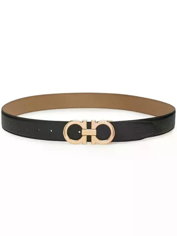 FERRAGAMO Gancini Leather Belt