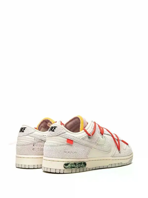 Nike X Off White Dunk Low Lot 33 Sneakers - Neutrals