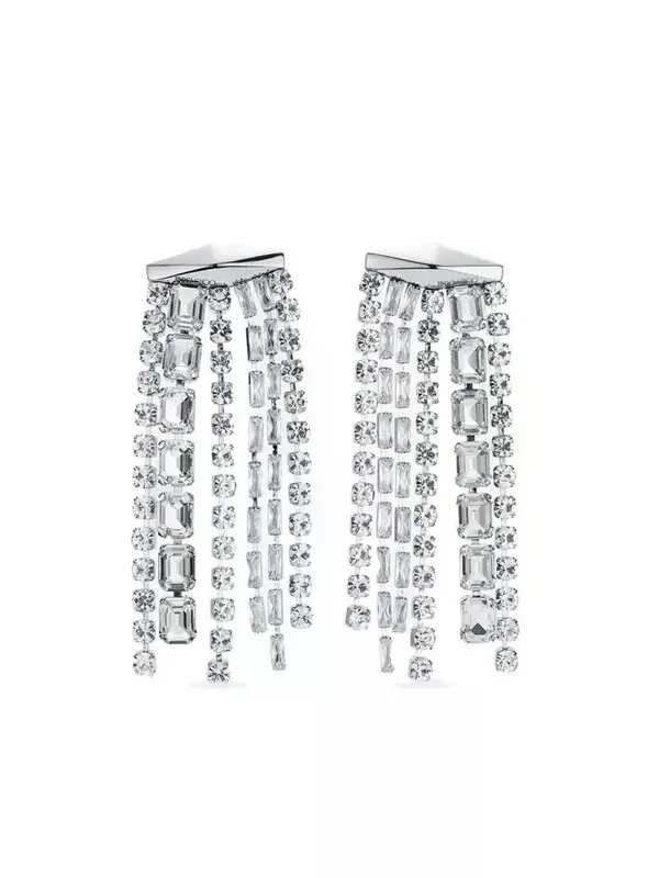 JIMMY CHOO Zandra Earrings - Silver