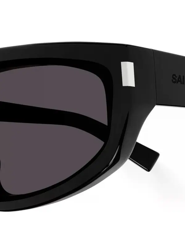 Saint Laurent Nova Geometric Sunglasses - Black