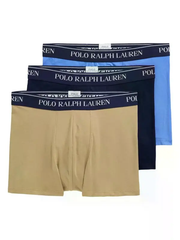 Polo Ralph Lauren Logo-waistband Boxers Set - Blue