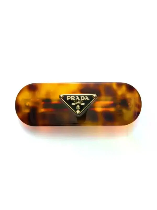 Prada Tortoiseshell-effect Hair Clip - Brown