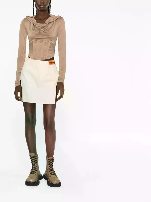 Heron Preston Fitted Mini Skirt With Side Slits