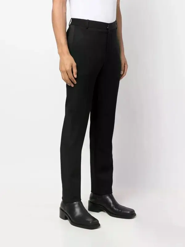 Alexander McQueen Straight-leg Tailored Trousers - Black